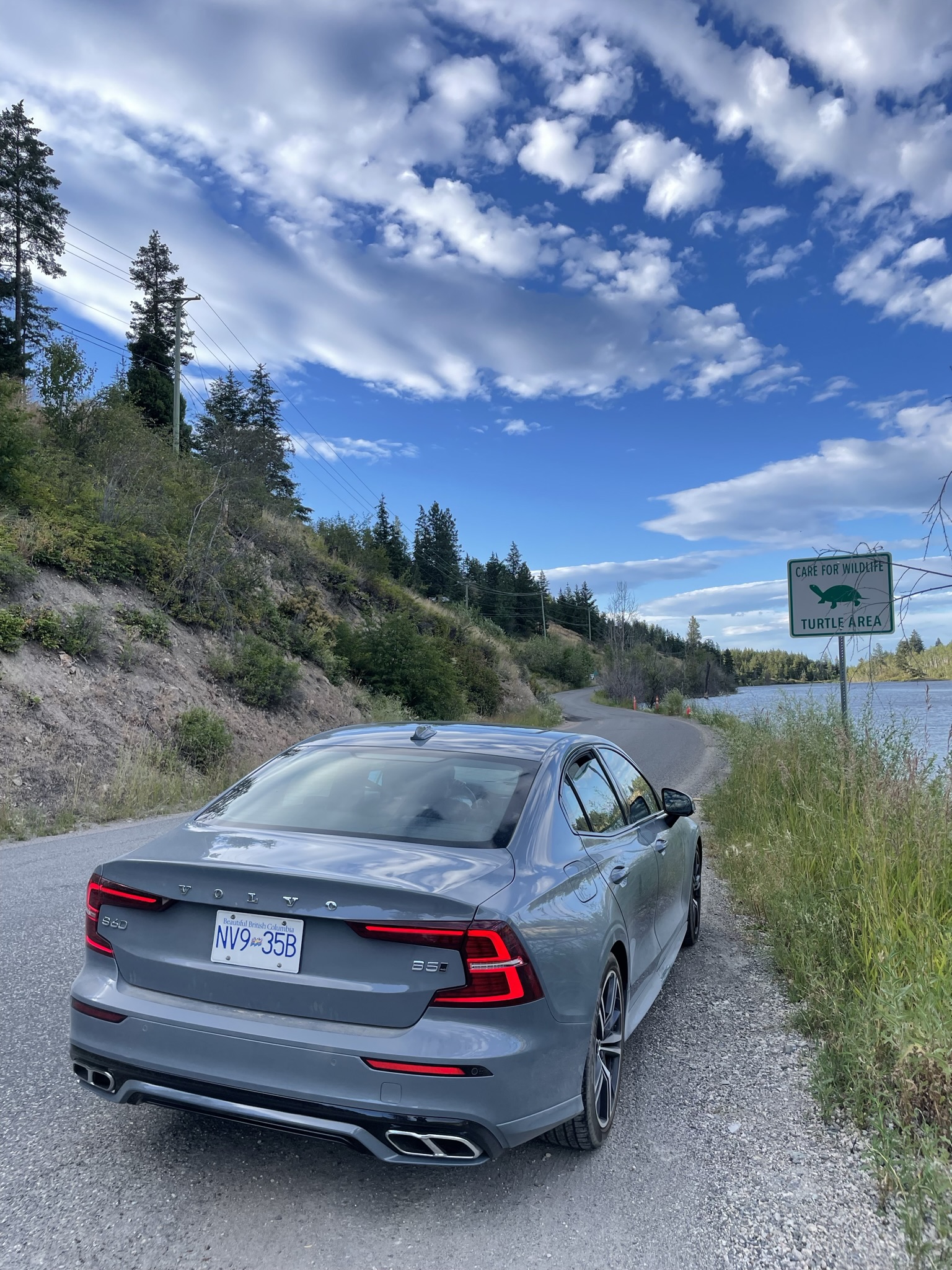 Kelowna in the 2022 Volvo S60 B5 AWD R-Design - Mag Mei Adventures