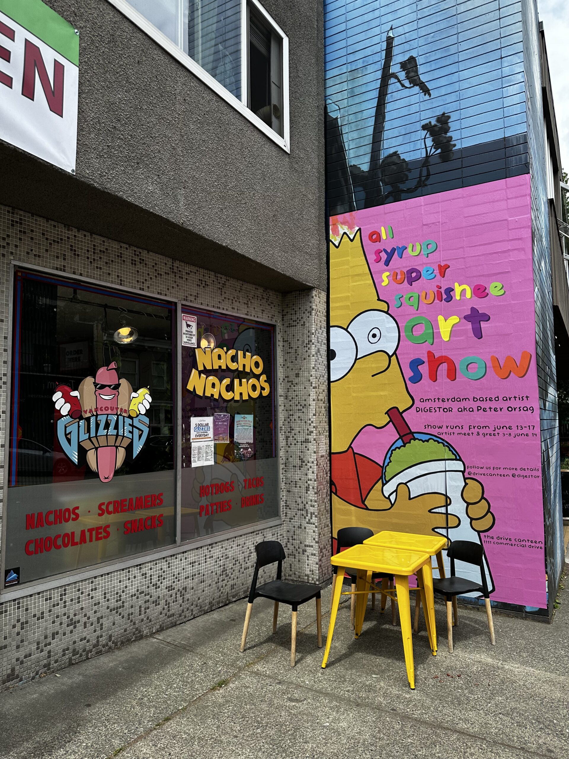 All syrup super squishie art show, The Drive Canteen - Mag Mei Adventures