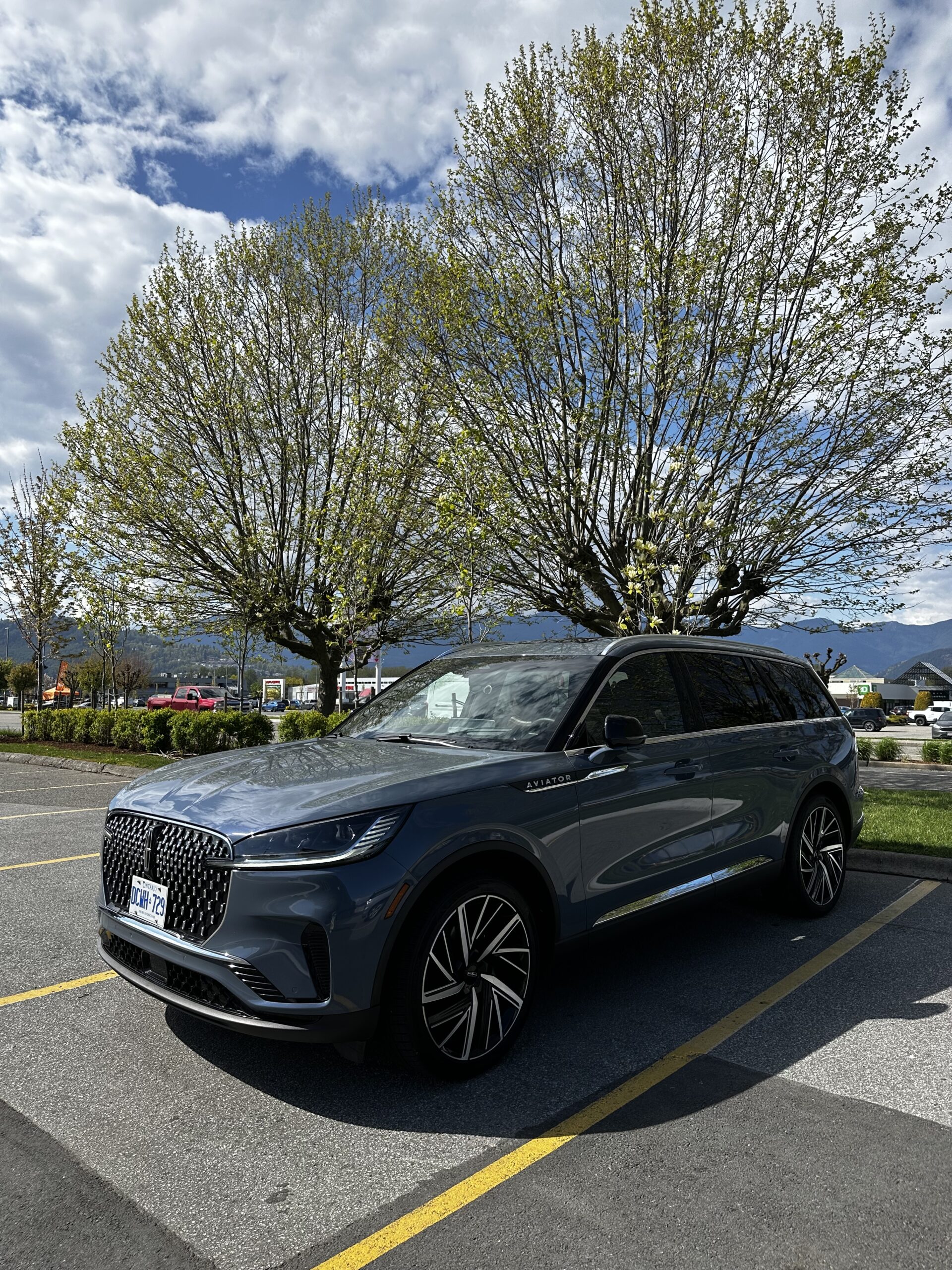 Harrison in the 2025 Lincoln Aviator Reserve - Mag Mei Adventures